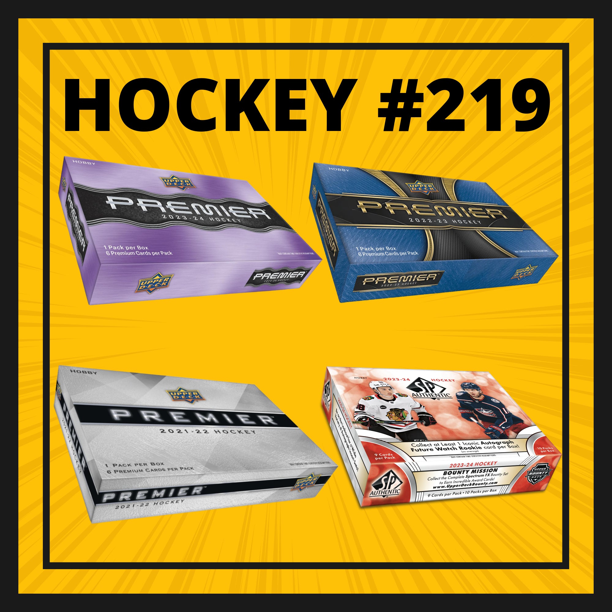 HOCKEY #219 MIXER PREMIER & SP AUTHENTIC 23-24 – Breaks des Titans
